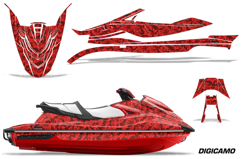 Yamaha WaveRunner GP 1800 Jet Ski Graphic Wrap Kit – Pulse Decals