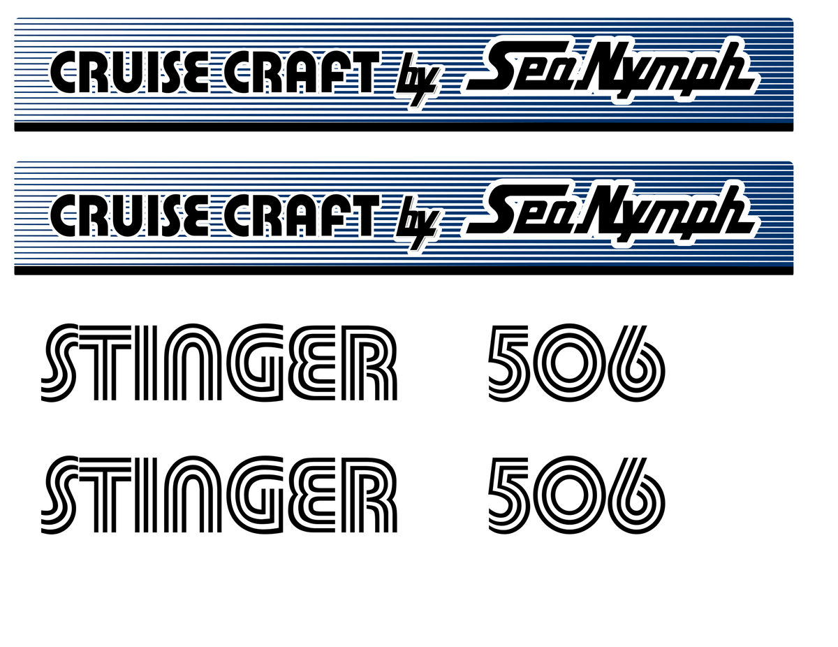 Sea Nymph Stinger Aftermarket Graphics/Decal Kit – Pulse Decals